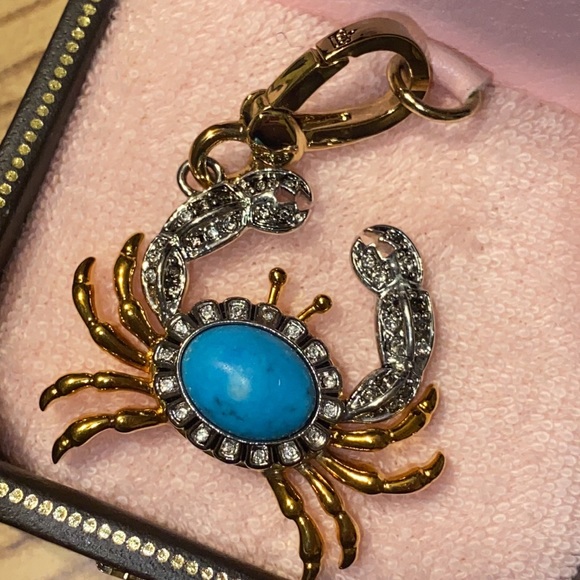 Juicy Couture | Jewelry | New Juicy Couture Blue Stone Crab Charm ...